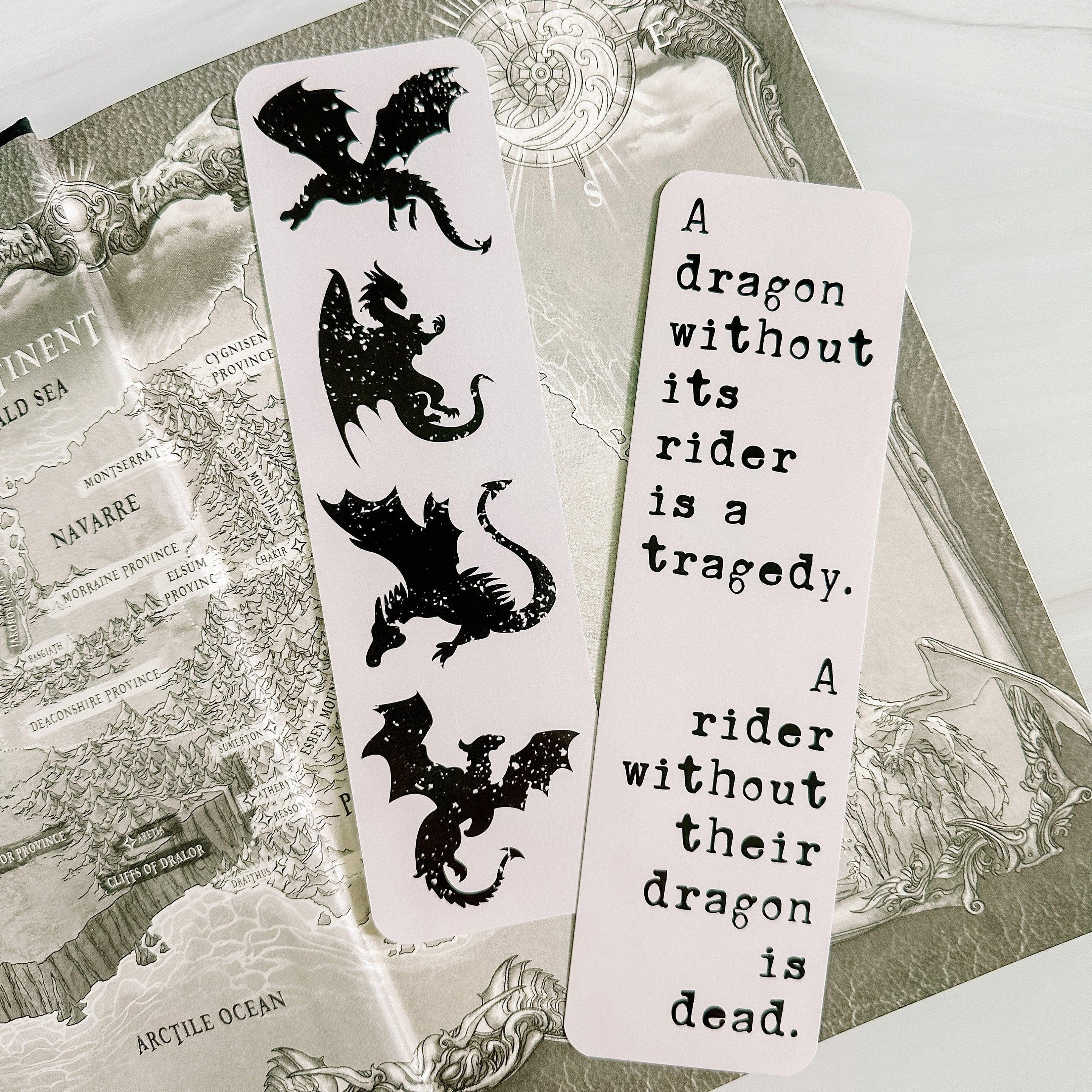 Fourth Wing Bookmarks - Officially Licensed – Cricket Paper Co.